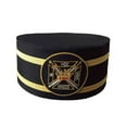 Knights Templar Commandery Masonic Crown Cap - Black Hand Embroidery ...
