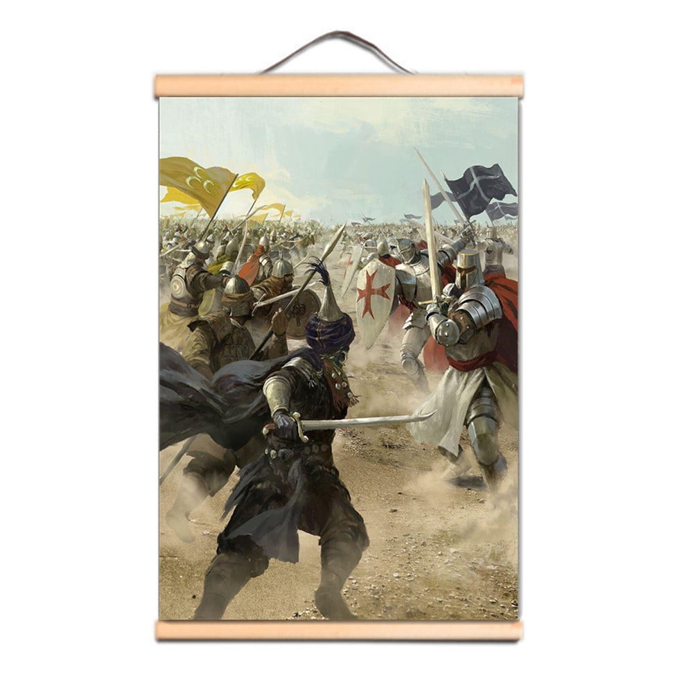 Knights Templar Posters and Prints - Vintage Medieval Crusader Warrior ...