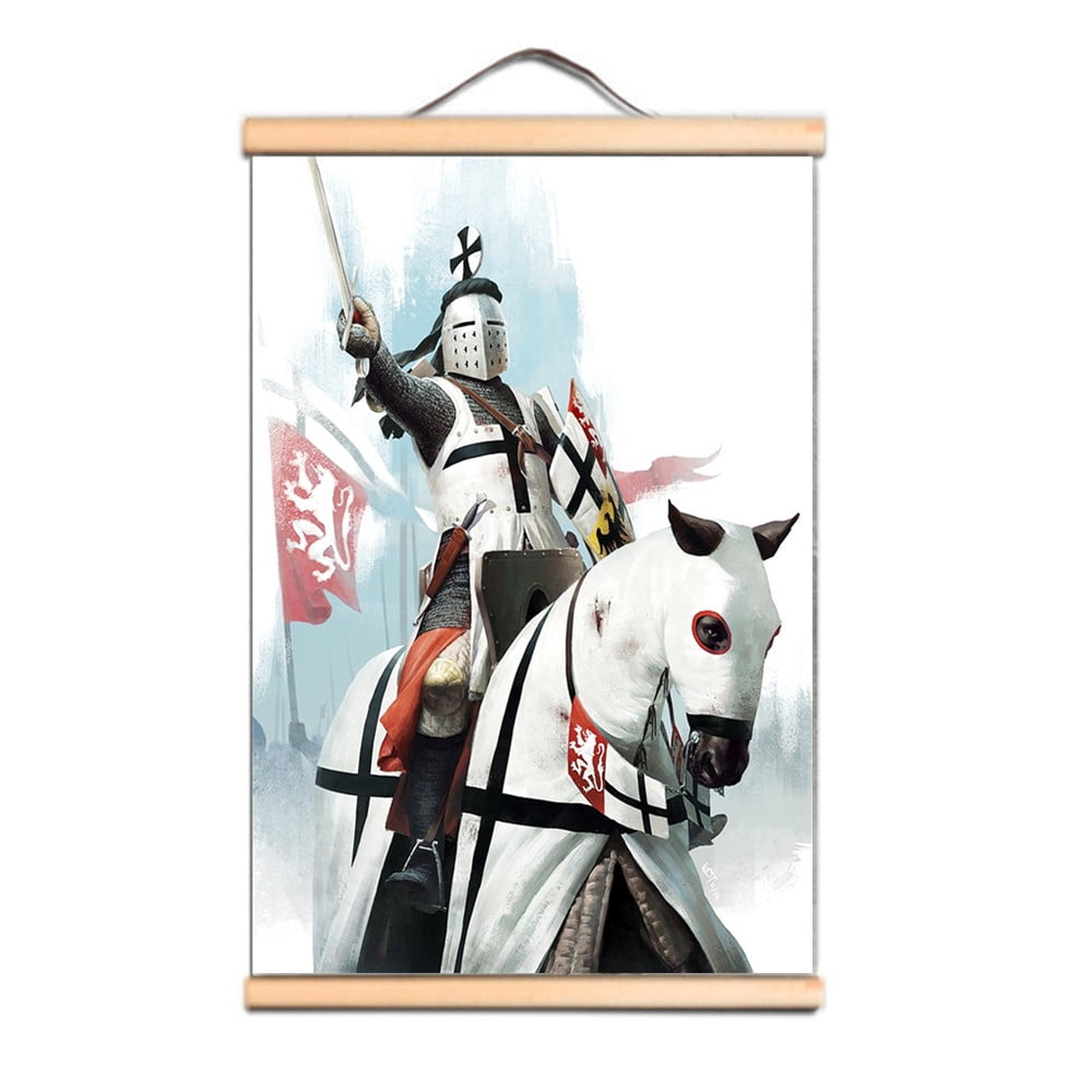 Knights Templar Tapestry Wall Chart - Vintage Wall Art Posters and ...