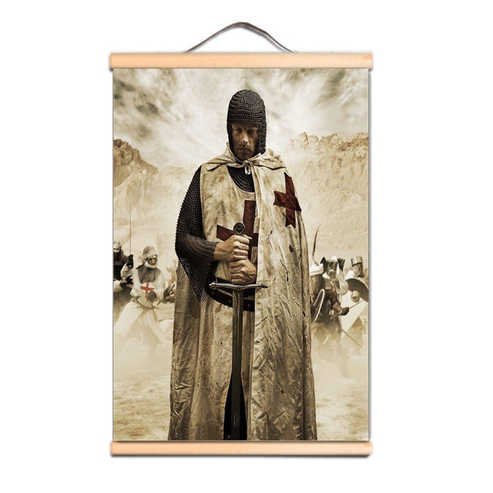Knights Templar Tapestry Wall Chart - Vintage Wall Art Posters and ...