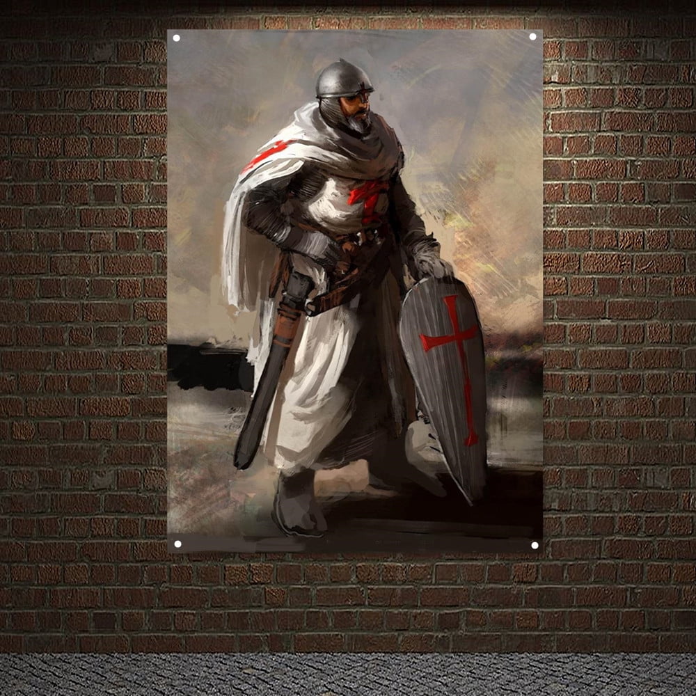 Knights Templar Wall Art Pictures Tapestry The Crusades Posters and ...