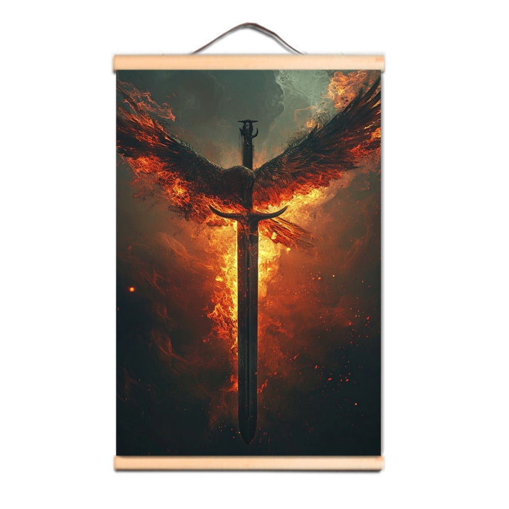 Knights Templar Wall Hanging Flag Banner Vintage Room Office Wall ...