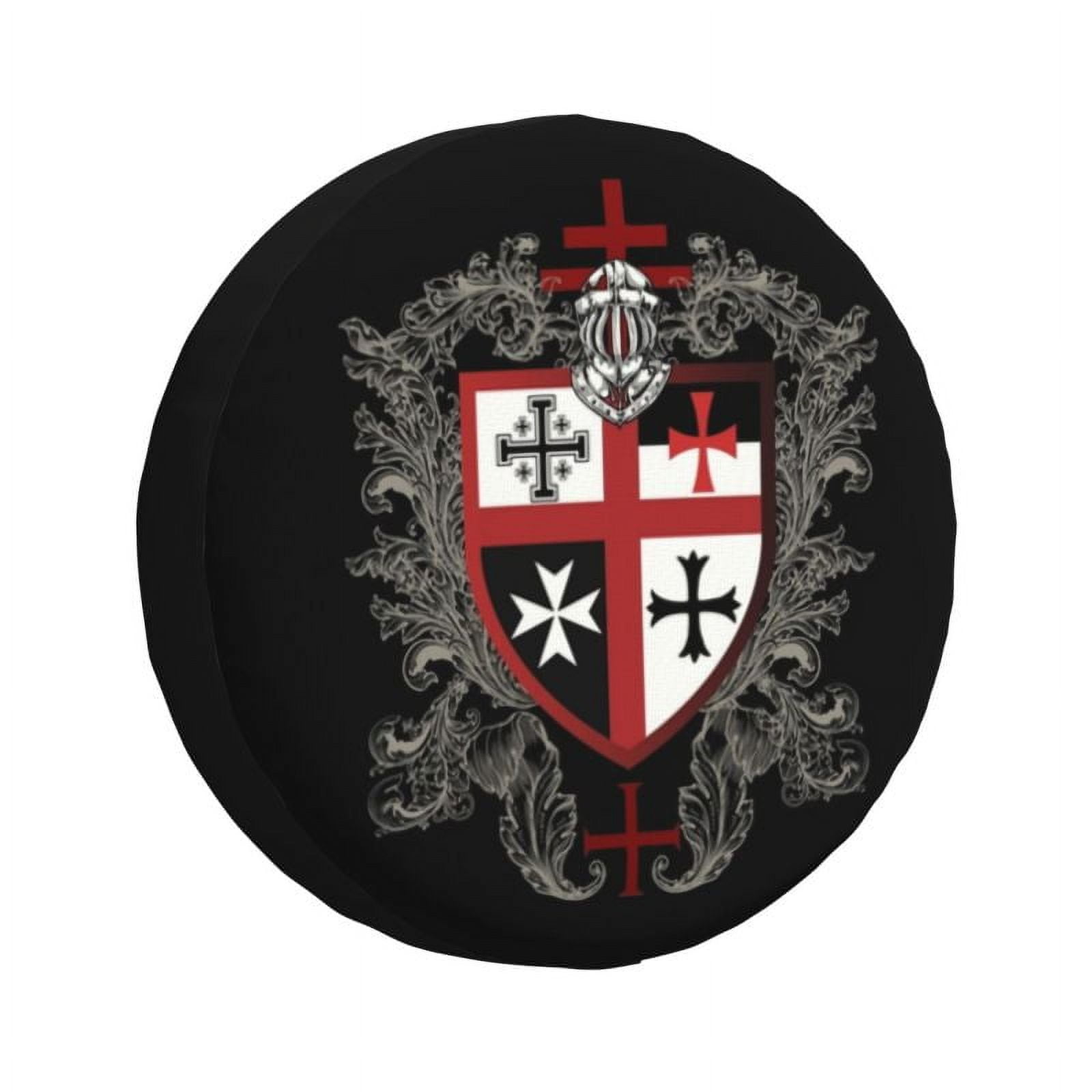 Knights Templars Cross Medieval Spare Wheel Cover for Hummer 4WD RV ...