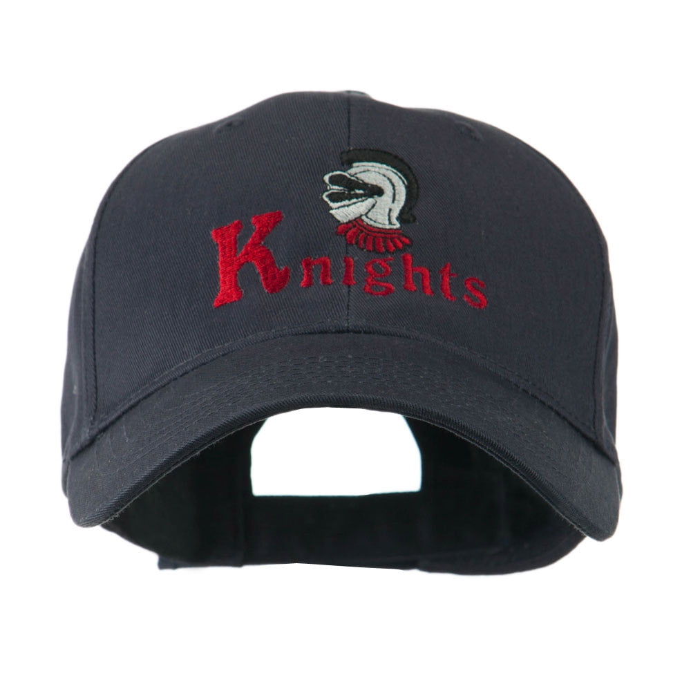 Knights Text and Mascot Embroidered Cap - Navy OSFM - Walmart.com