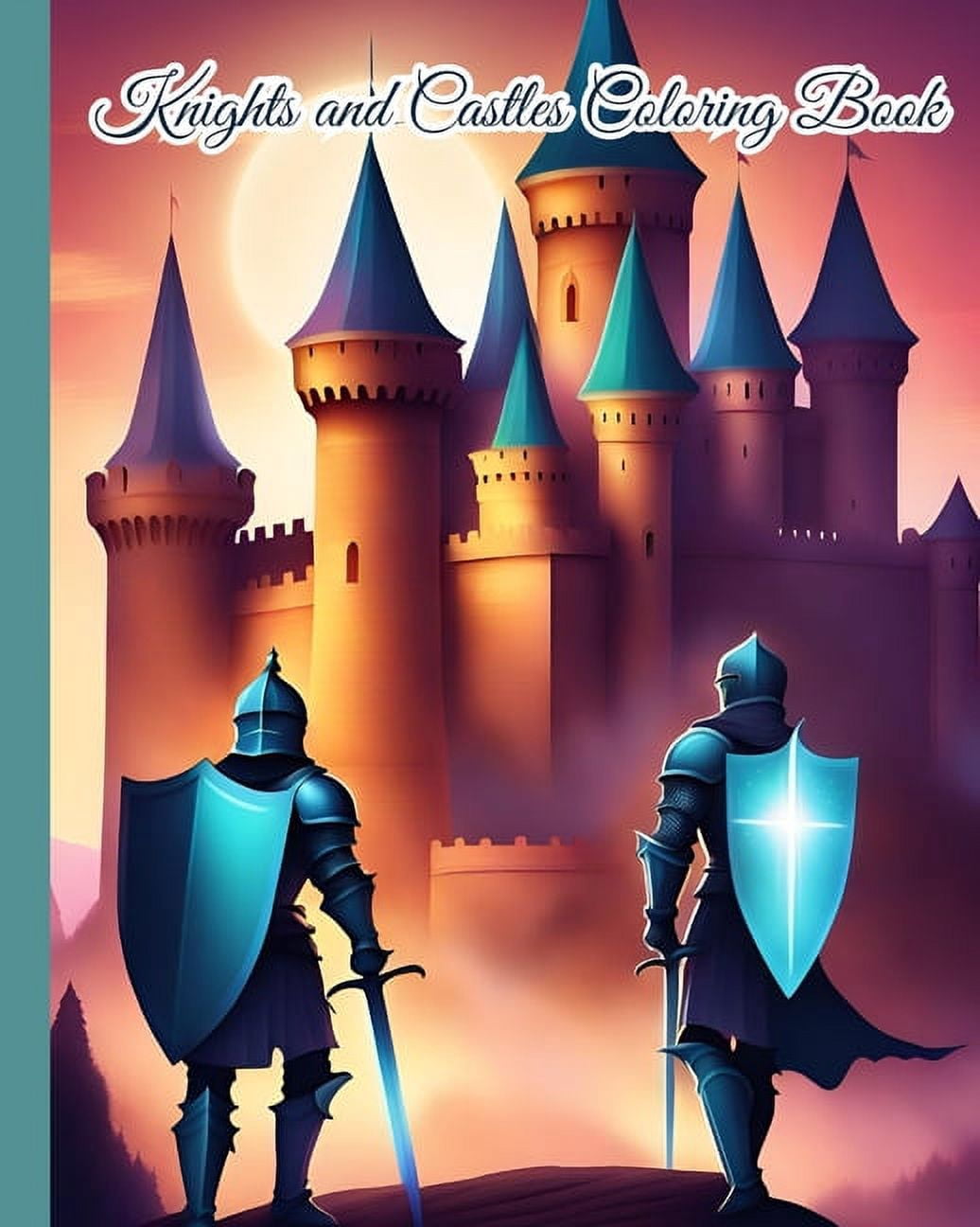 Knights and Castles Coloring Book: Medieval Knights and Crusades ...