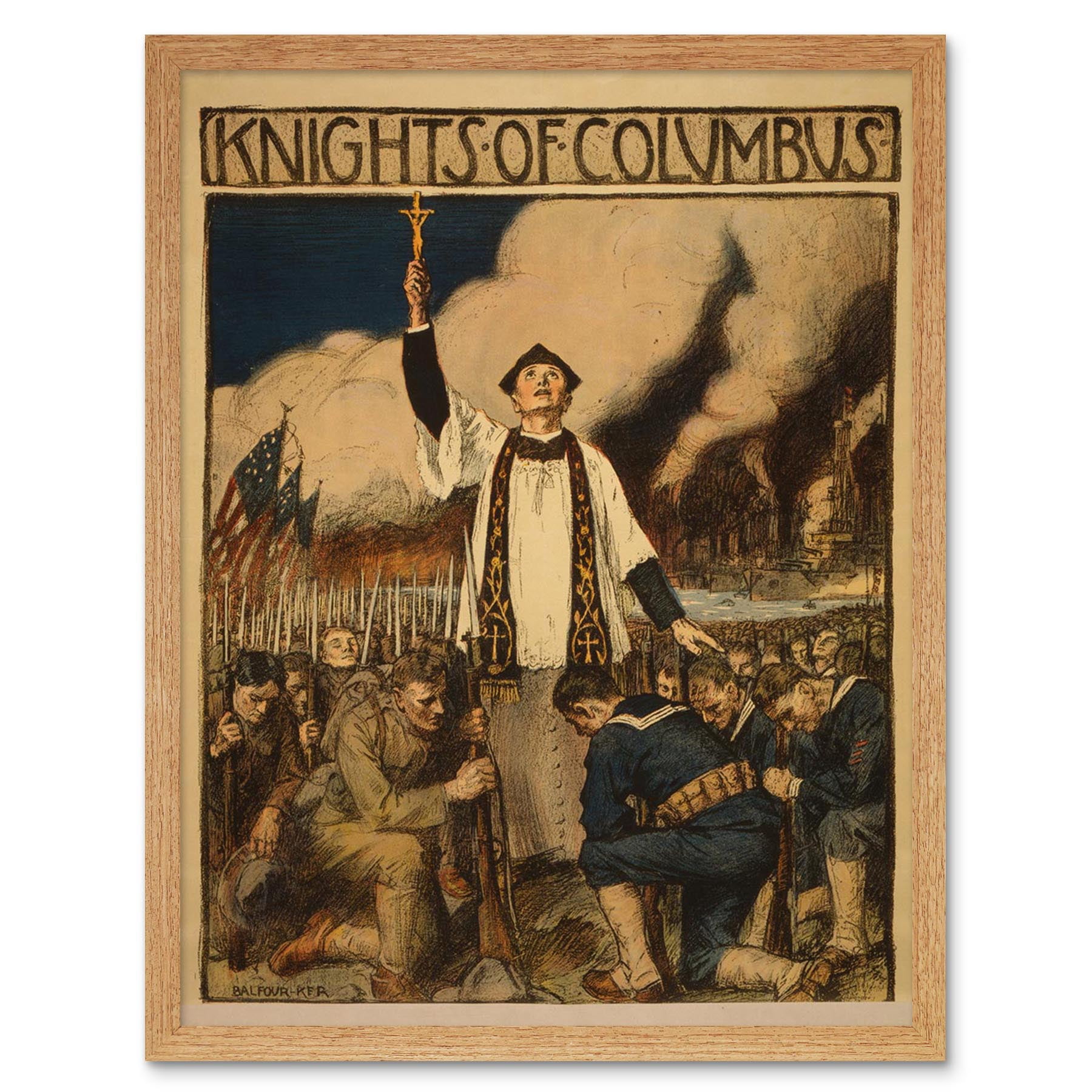 Knights of Columbus Catholic Society WWII War USA Charity Unity ...