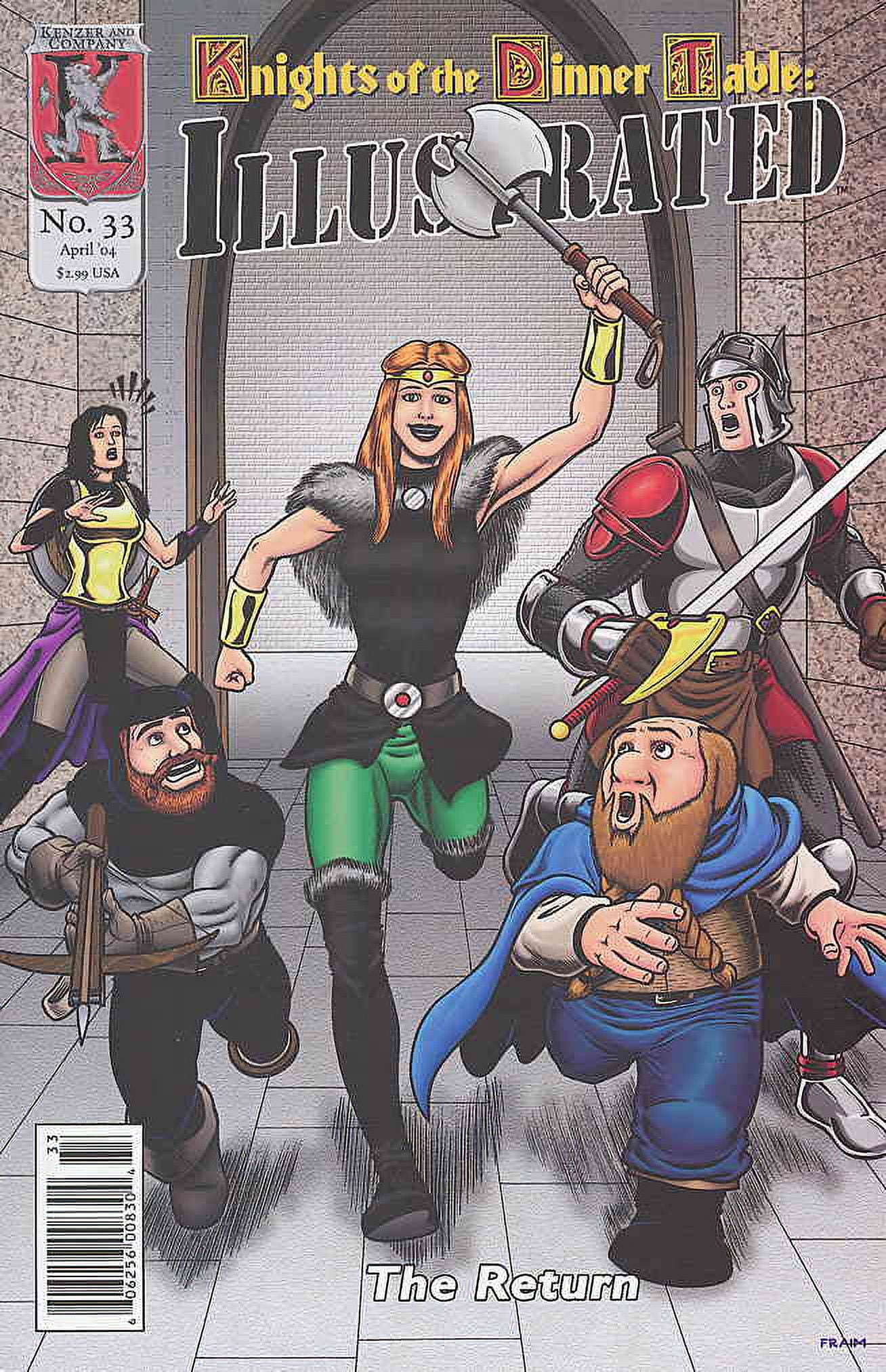 Knights of the Dinner Table Illustrated Issue #33 VF ; Kenzer and Company Comic Book - Walmart.com