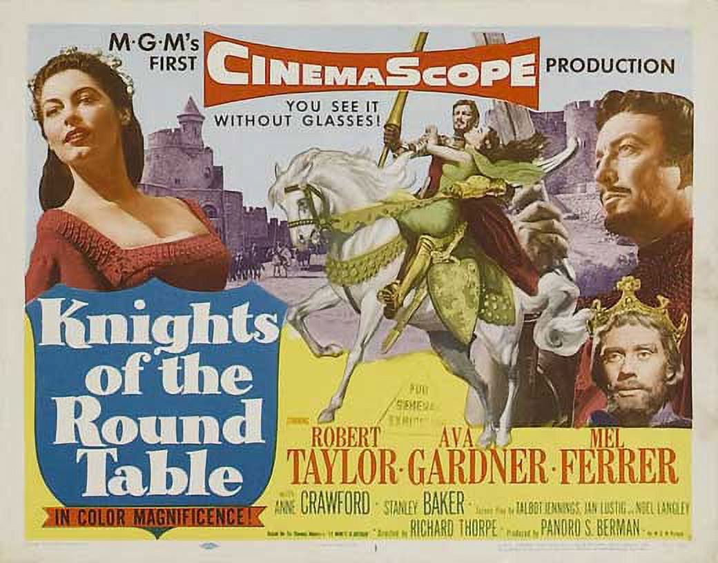 Knights of the Round Table - movie POSTER (Style A) (11" x 14") (1954 ...