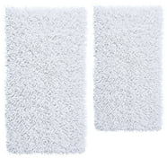 Better Trends Medallion Charcoal/Natural 100% Cotton 2 Piece Bath Rug ...
