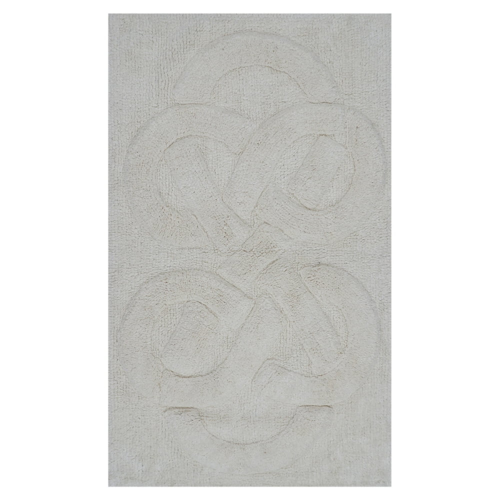 Knightsbridge Tuft Twisted 220 GSF Non Skid Back Bath Rug 21 x 34 ...