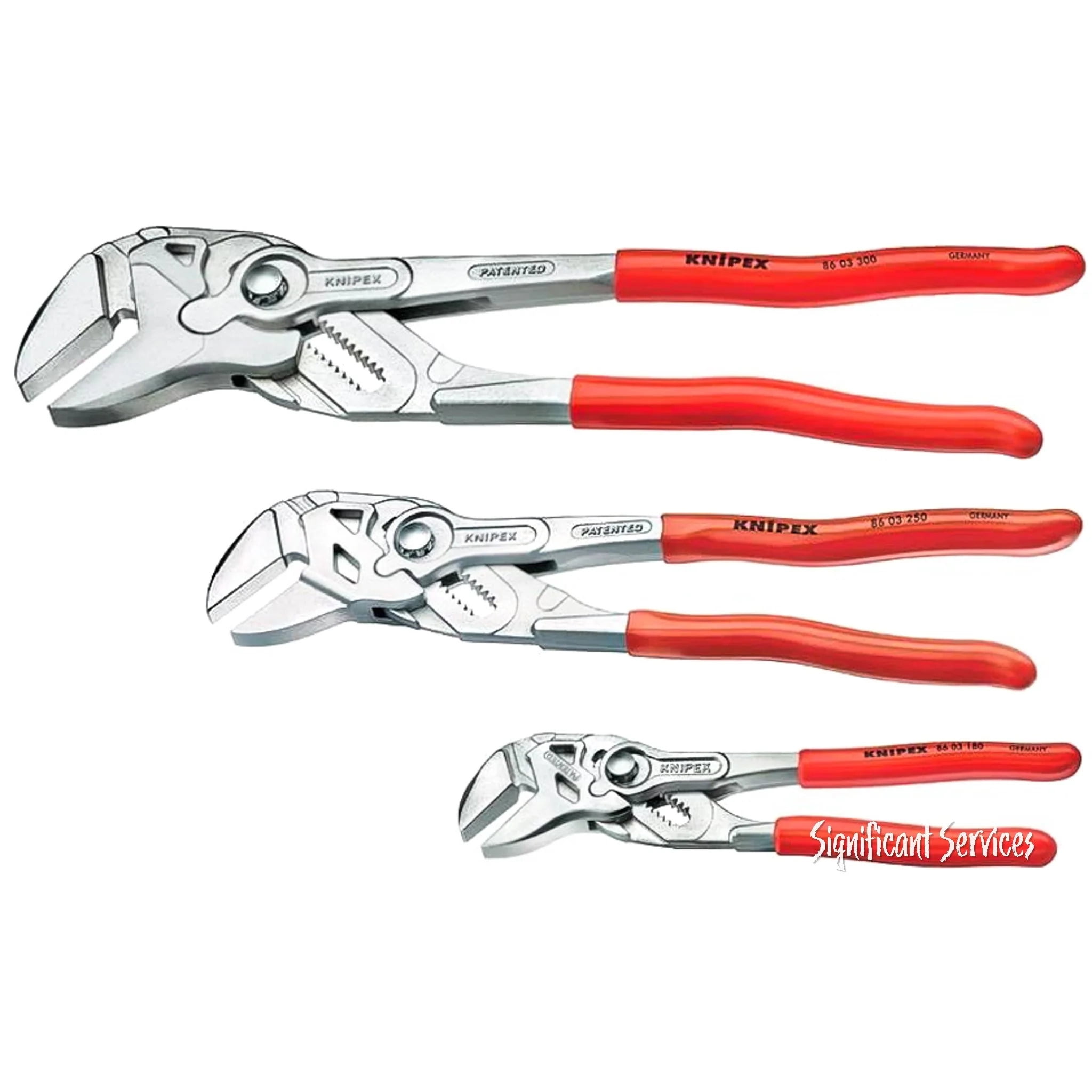Knipex 00 20 06 US2 3-Piece Plier Wrench Set - Walmart.com