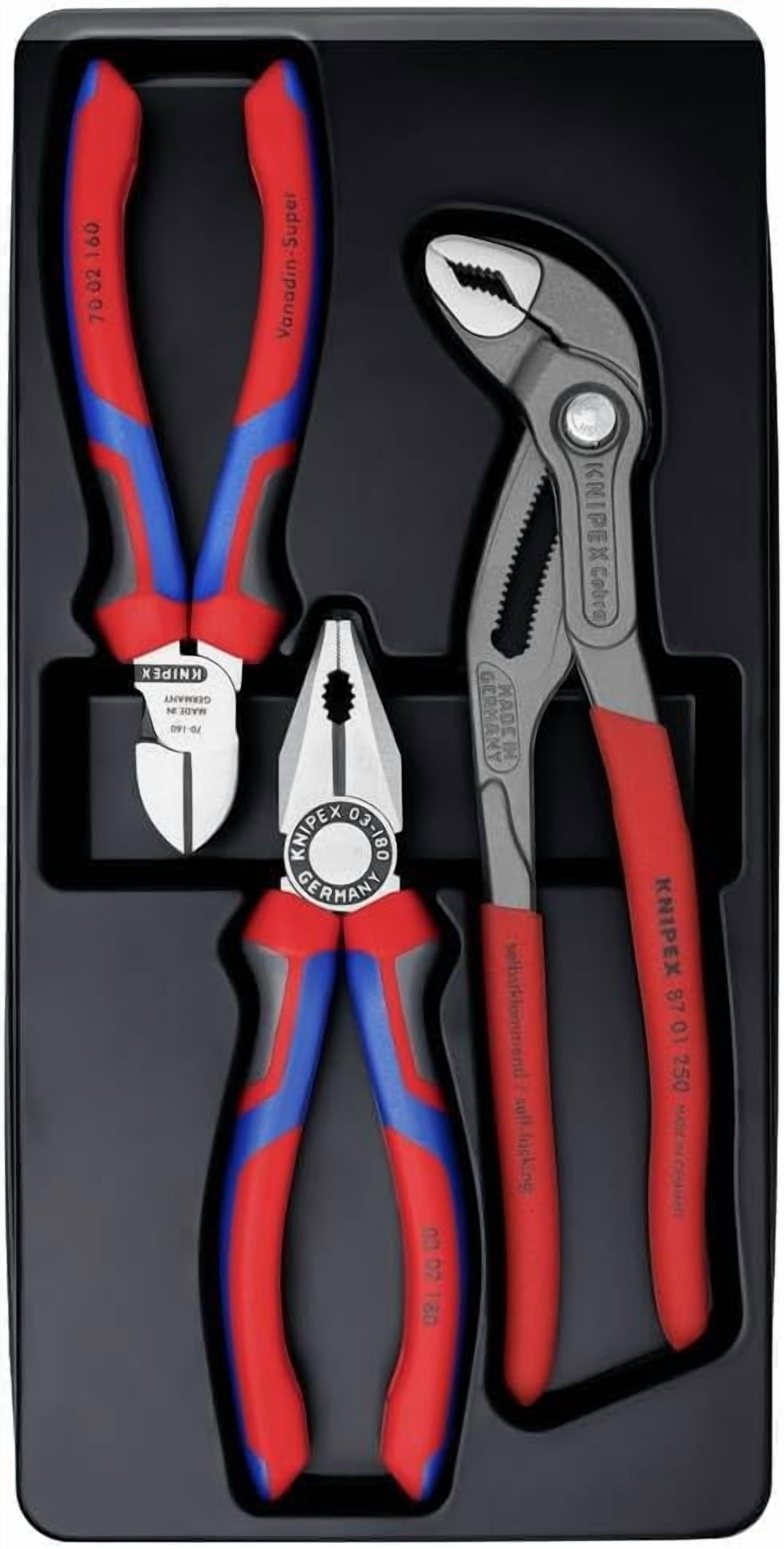 Knipex 00 20 09 V01 Pliers Set (3 Piece) - Walmart.com