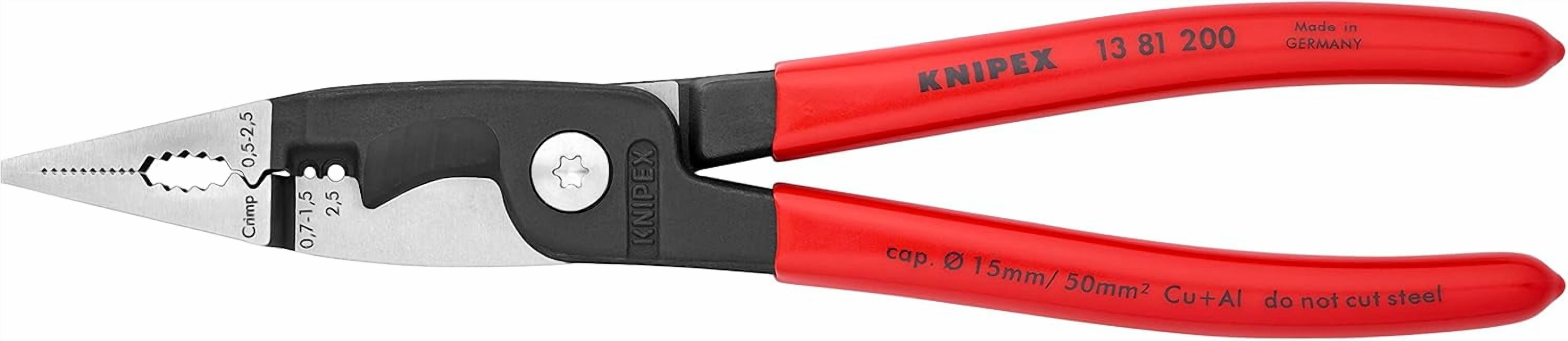 Knipex 13 81 200 Pliers for Electrical Installation - Walmart.com