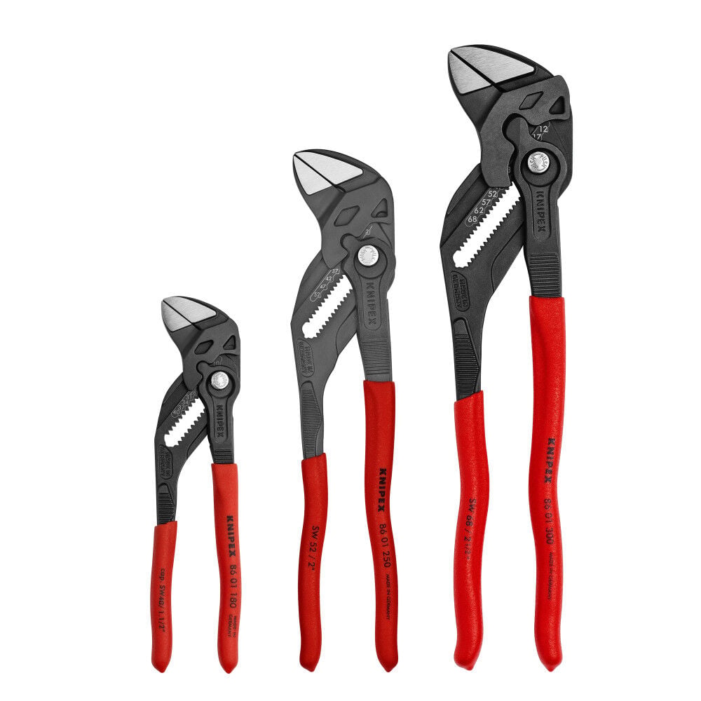 Knipex 3 Piece Black Pliers Wrench Set, 7", 10" & 12" - Walmart.com