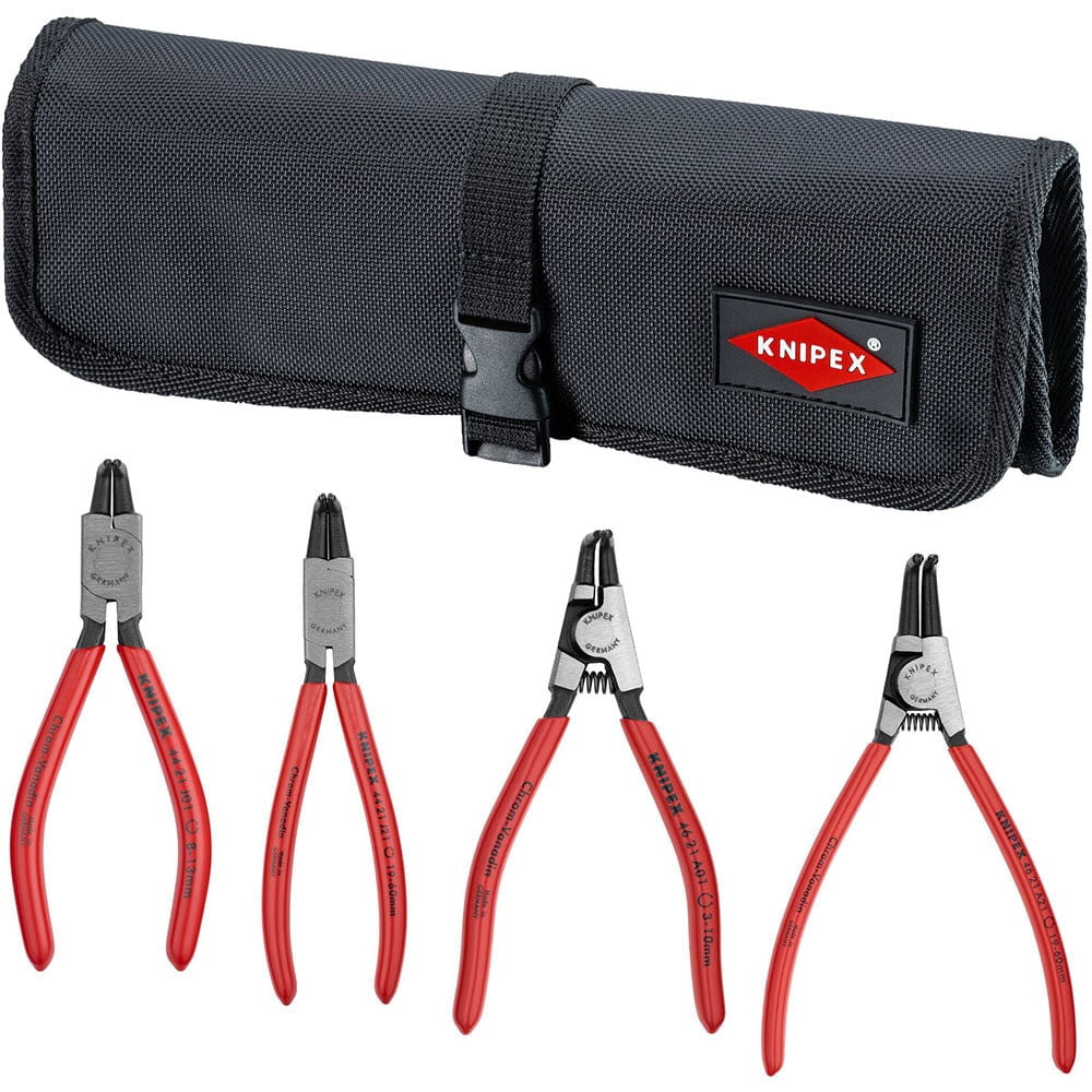 Knipex 4 Piece Circlip Pliers Set in Pouch - 90 Degree - Walmart.com