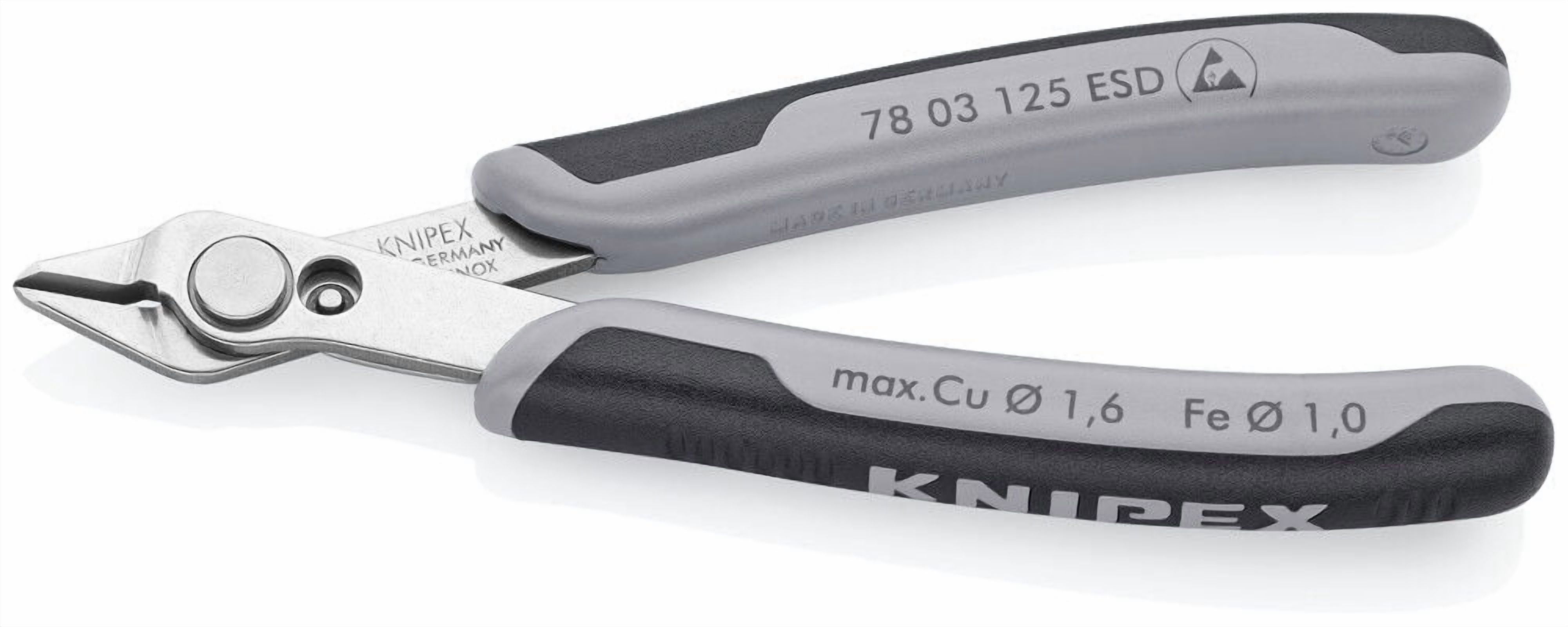 Knipex 5" ESD Electronic Super Knips - MultiGrip - Walmart.com