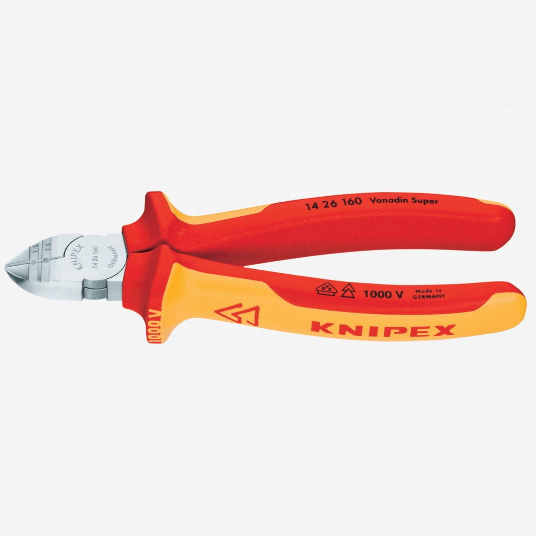 Knipex 6.3" Diagonal Wire Insulation Strippers - Insulated - Walmart.com