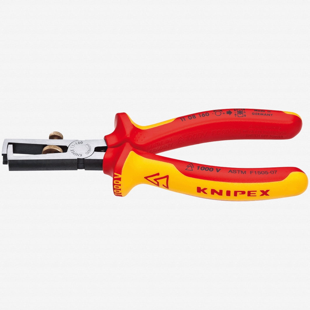 Knipex 6.3" Wire Insulation Strippers - Insulated - Walmart.com