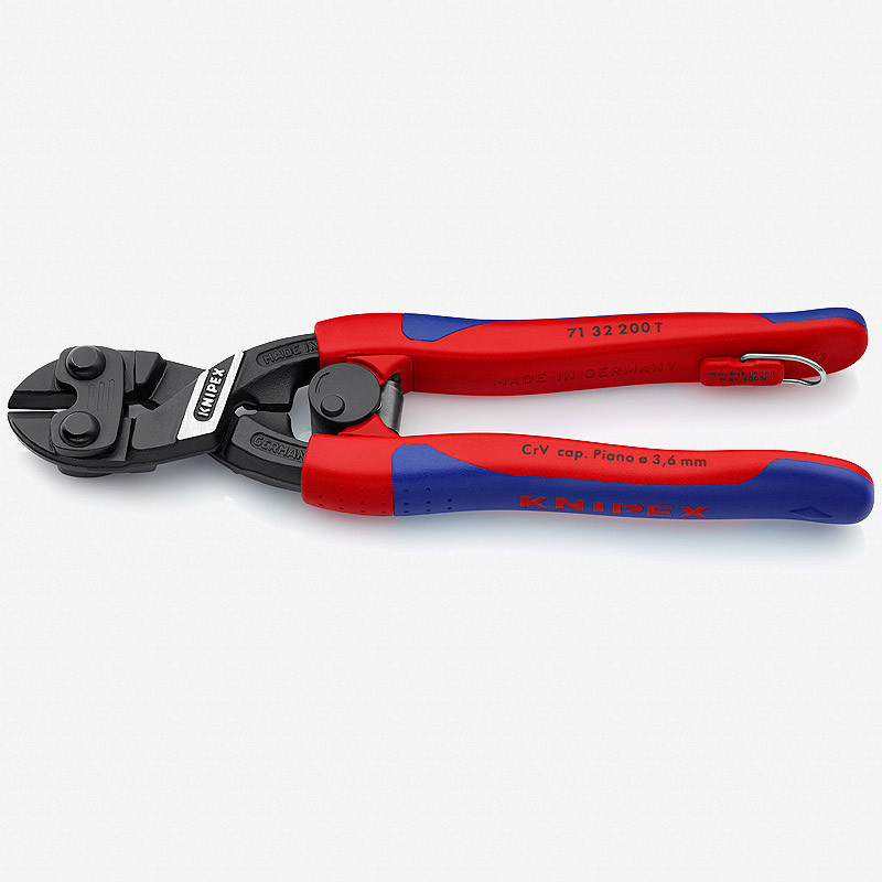 Knipex 8" Cobolt Compact Bolt Cutters Recessed Blade w/ Spring ...