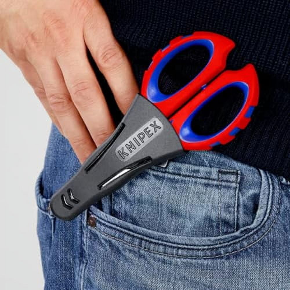 Knipex 95 05 10 SB Electricians' Shears with Multi-Component Grips ...