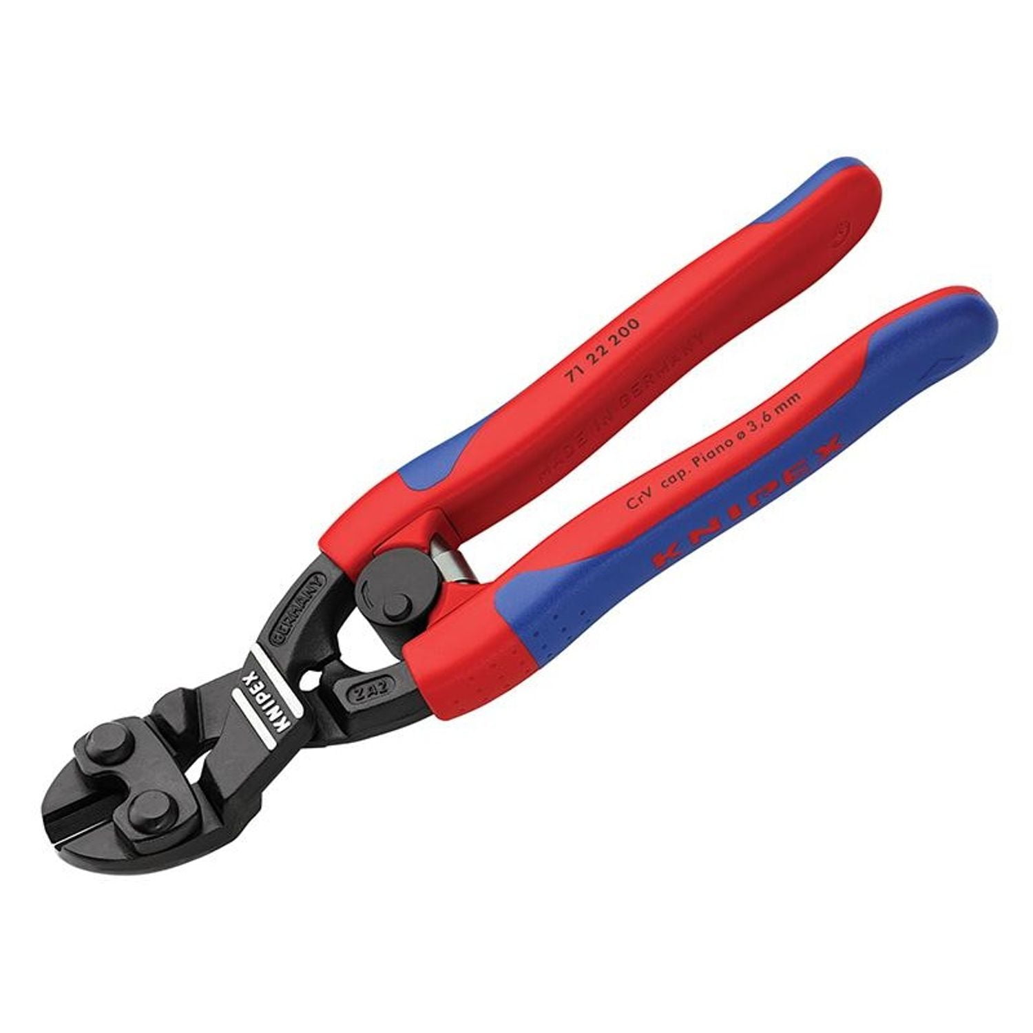 Knipex Cobolt Compact Bolt Cutters 20 Head Multi-component Grip 200mm ...