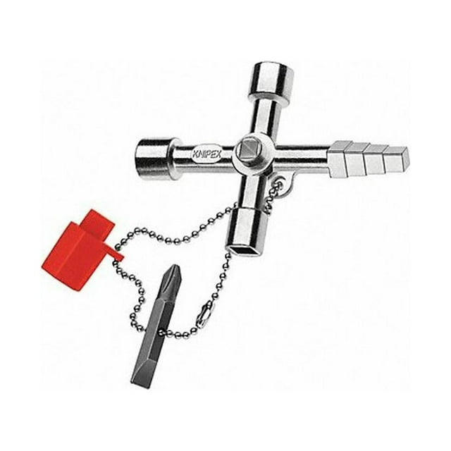 Knipex Control Cabinet Key,Multi Bit,6 19/64 In 00 11 04 - Walmart.com