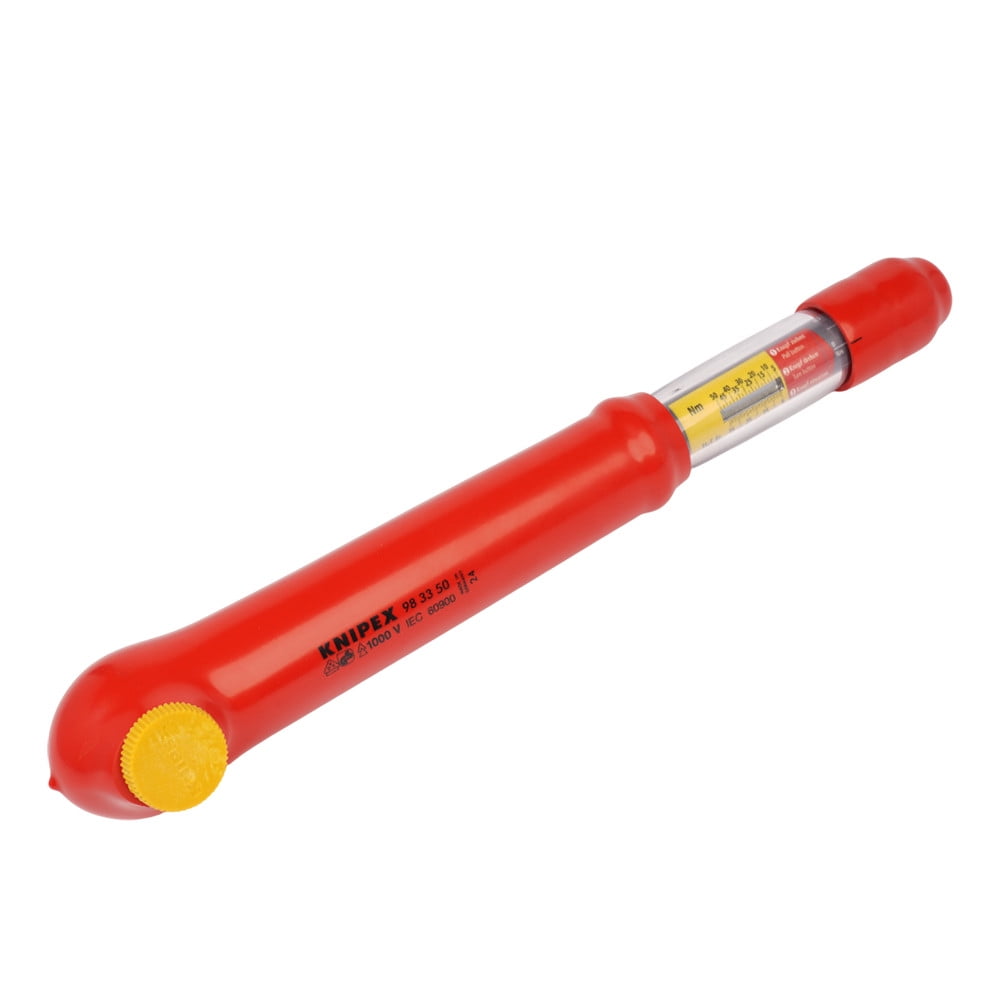 Knipex Insulated Torque Wrench, 5-50 Nm, 3/8" Square Drive - Walmart.com