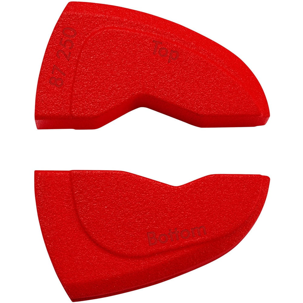Knipex Smooth Surface Red Plastic Jaw Protectors For 10 In Cobra Pliers ...