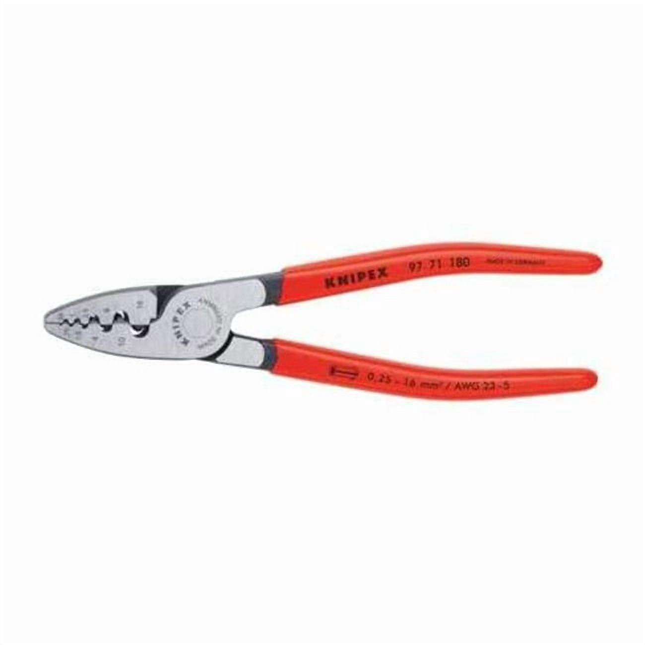 Knipex Tools LP KX9771180 7.25 in. Crimping Pliers - Walmart Business ...