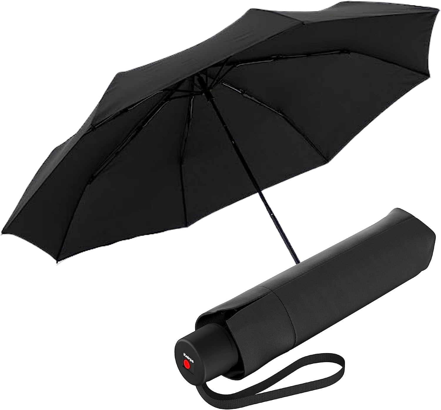 Knirps A.050 Manual Open Compact Windproof Travel Umbrella with Case ...
