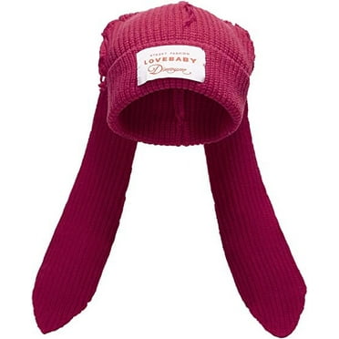 Manunclaims Balaclava Hat Long Bunny Ears Comfortable Windproof ...