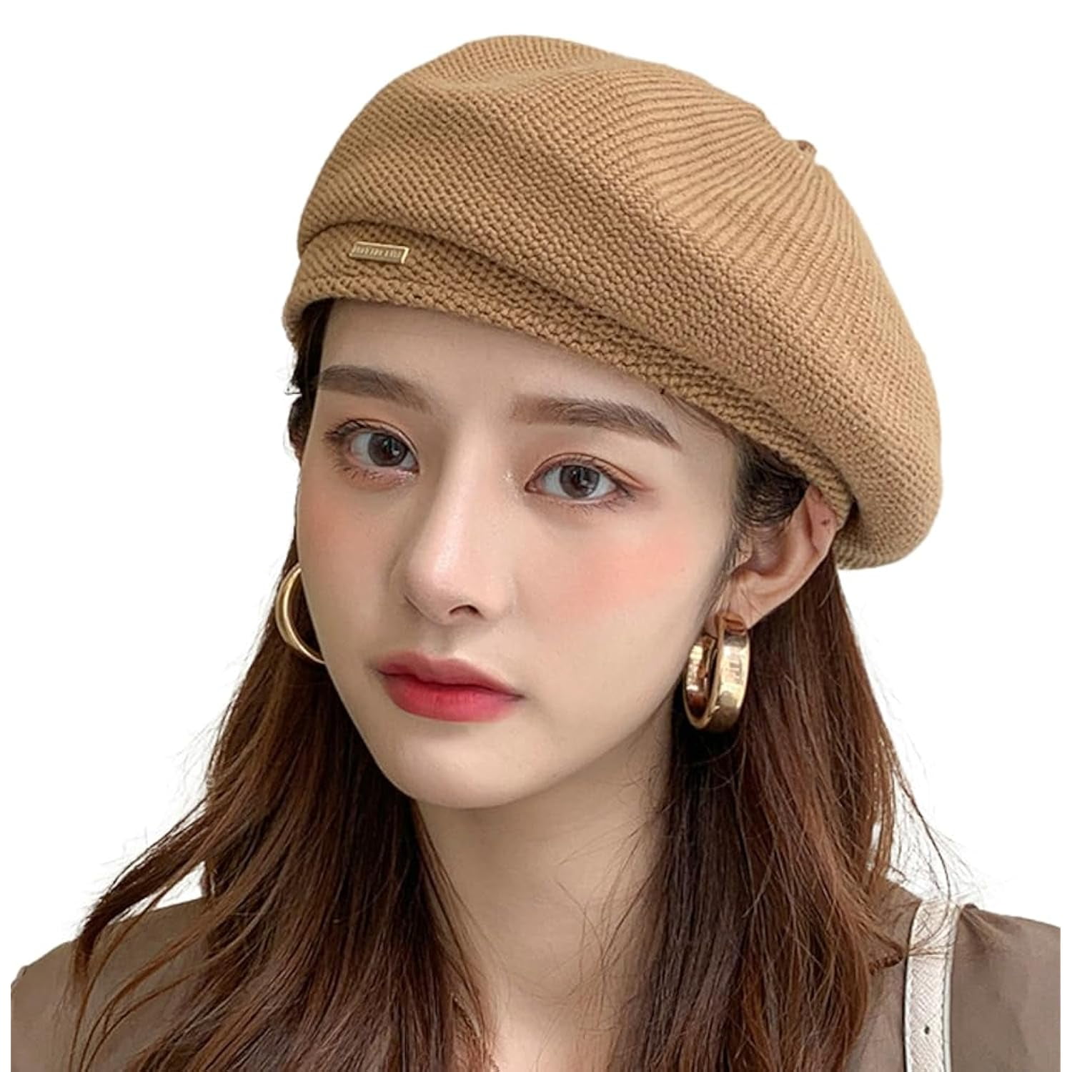 Knit Berets for Women French Beret Hat Solid Color Artist Hat Painter ...