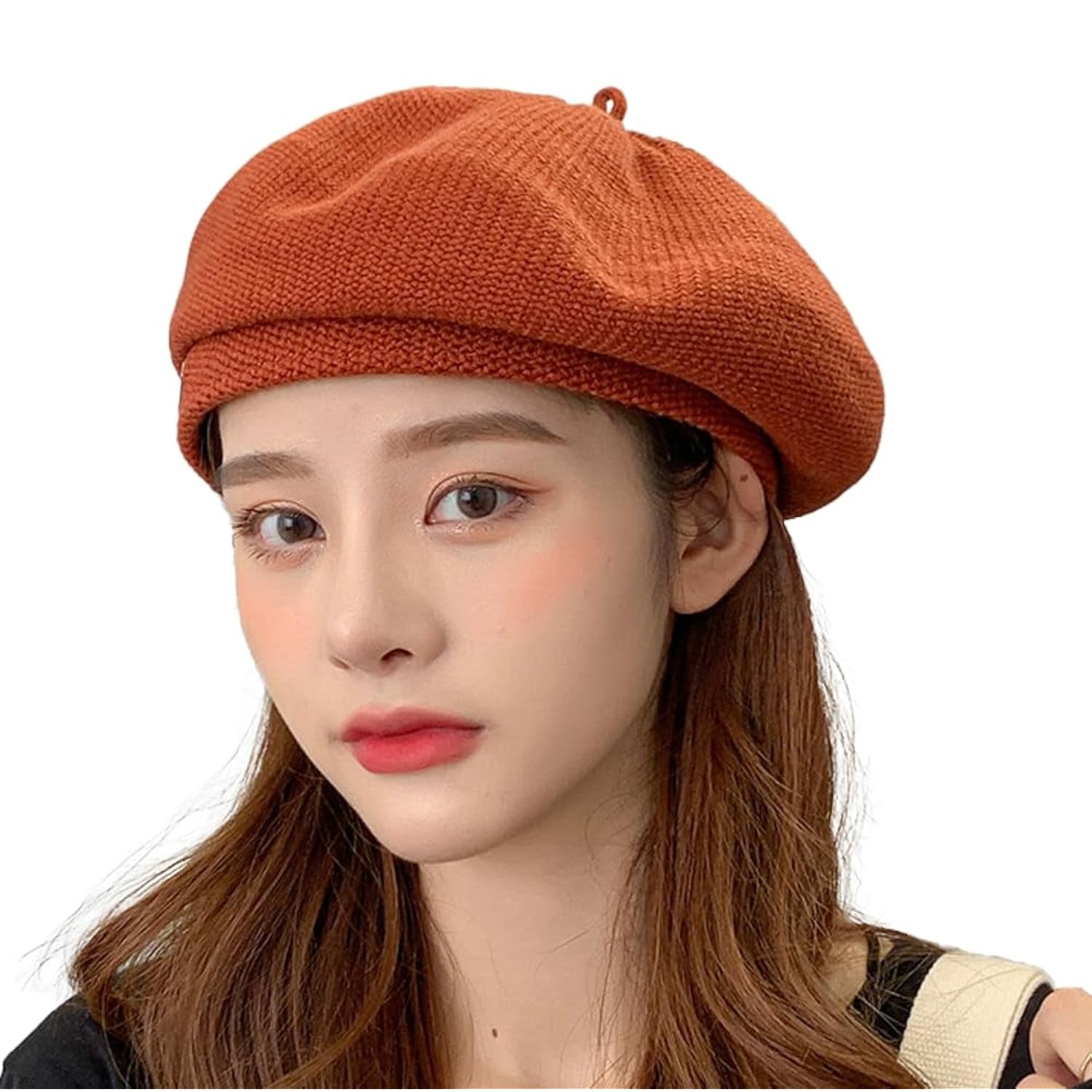 Knit Berets for Women French Beret Hat Solid Color Artist Hat Painter ...