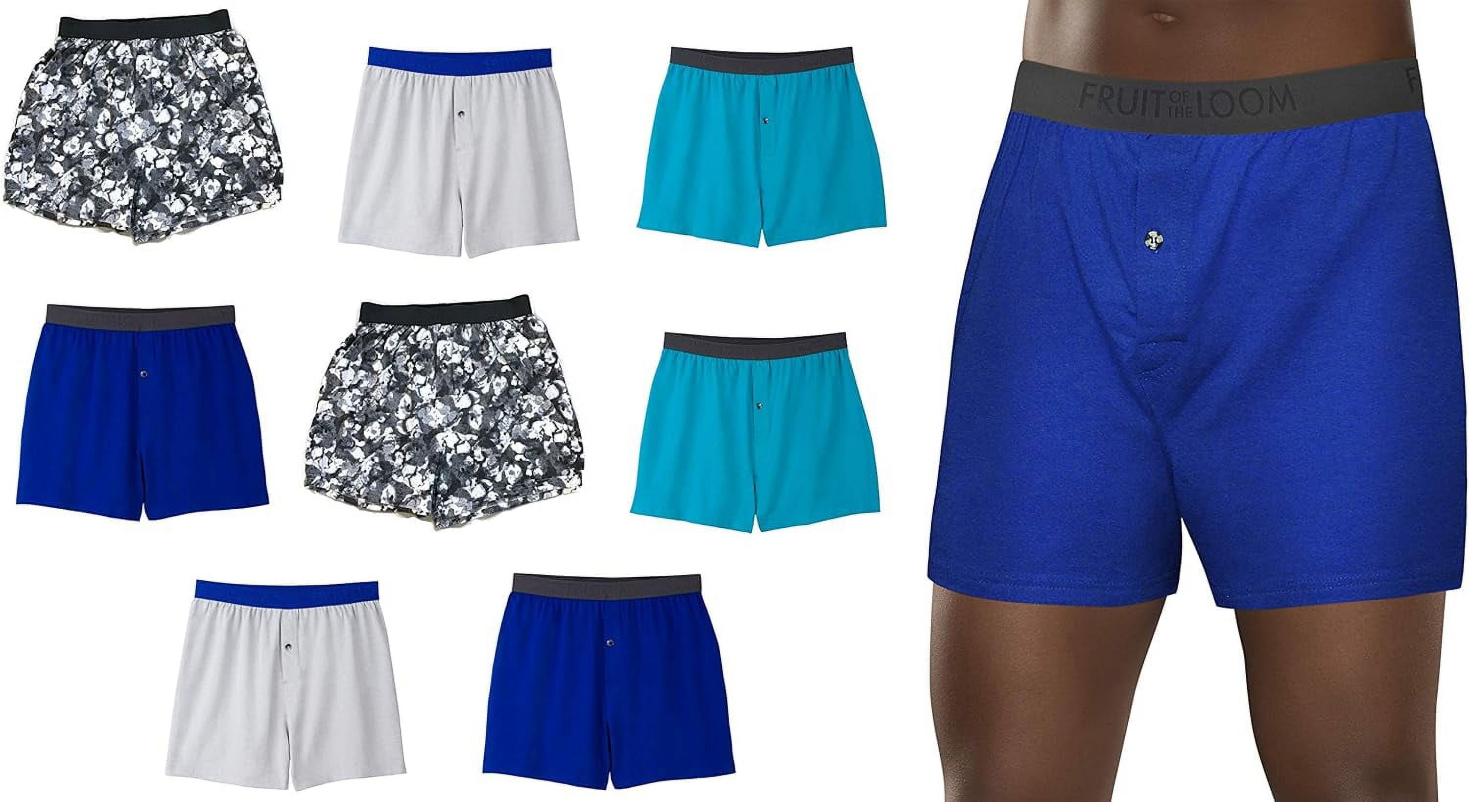 Knit Boxers 8-Pack Breathable Cooling Cotton Micro-Mesh St Waistband ...