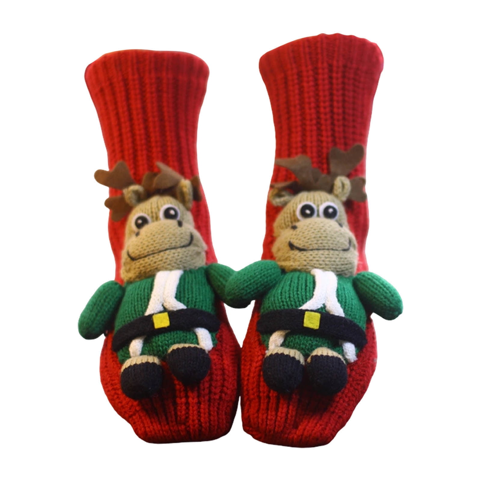 Knit Cute Socks Floor Sock For Christmas Socks Hand Crocheted Winter ...