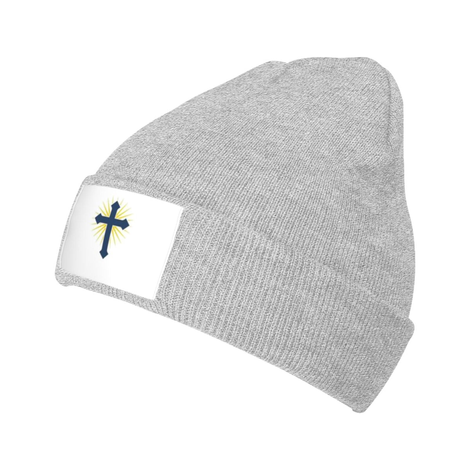 Knit Hat Capjesus Cross Print - Walmart.com