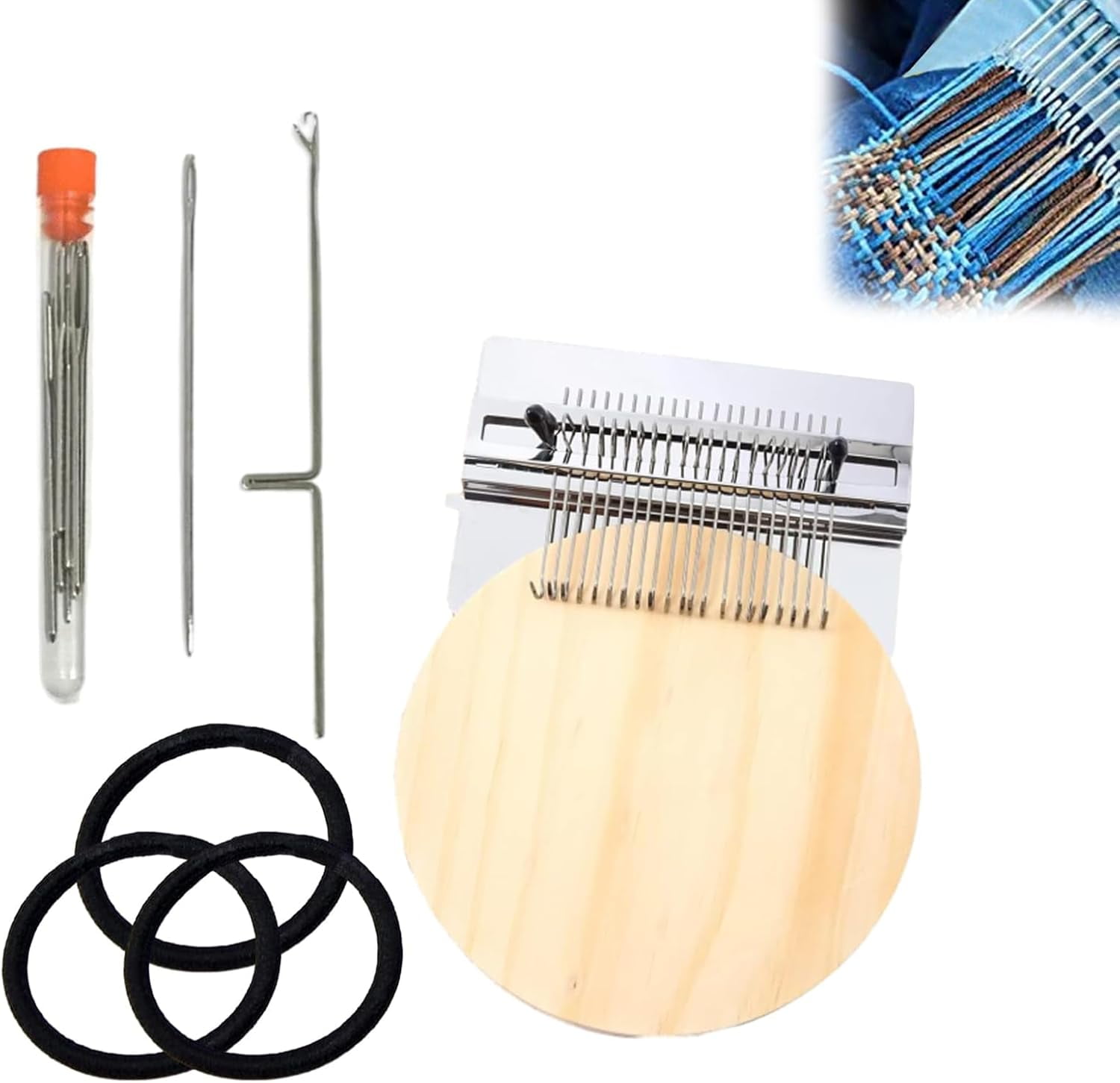 Knit Patch Kit – Small Darning Loom for Visible Mending, HaCpiu Darning ...