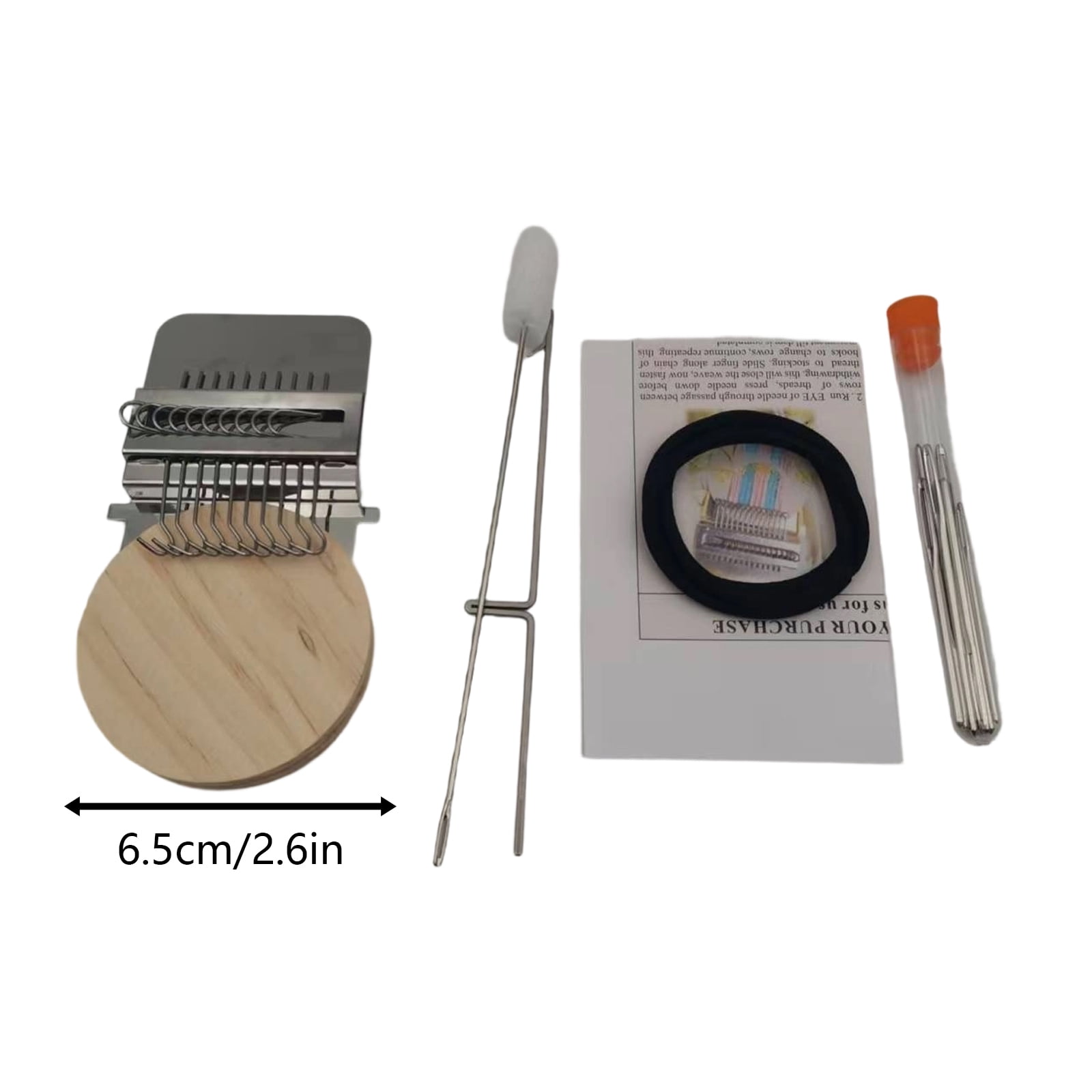 Knit Patch Kit with a Versatile Darning Loom, Small Weaving Tool for ...