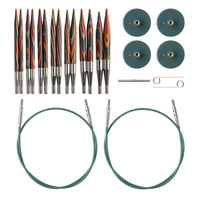 Knit Picks Painted Options 2-3/4" Short Tip Interchangeable Knitting ...