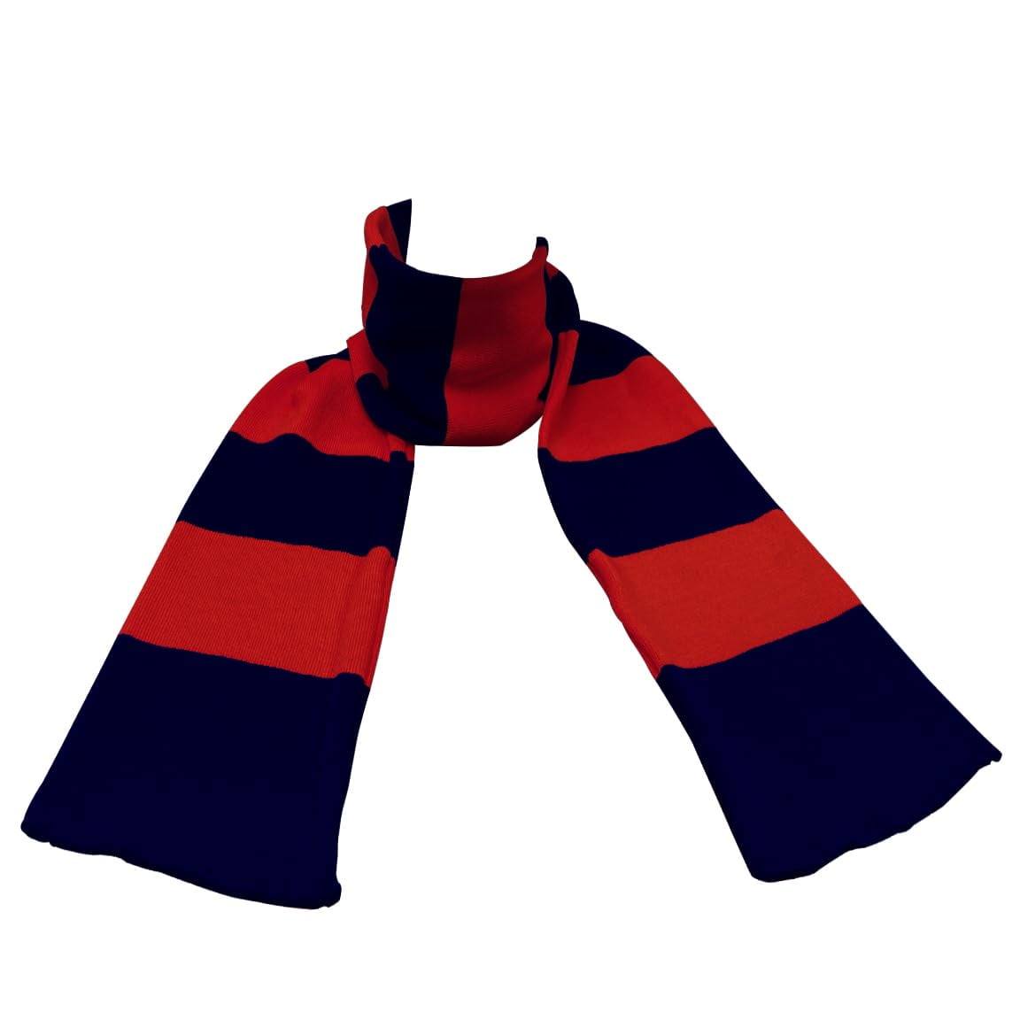Knit Winter Rugby Striped Scarf for Men & Women - Stay Warm & Stylish ...