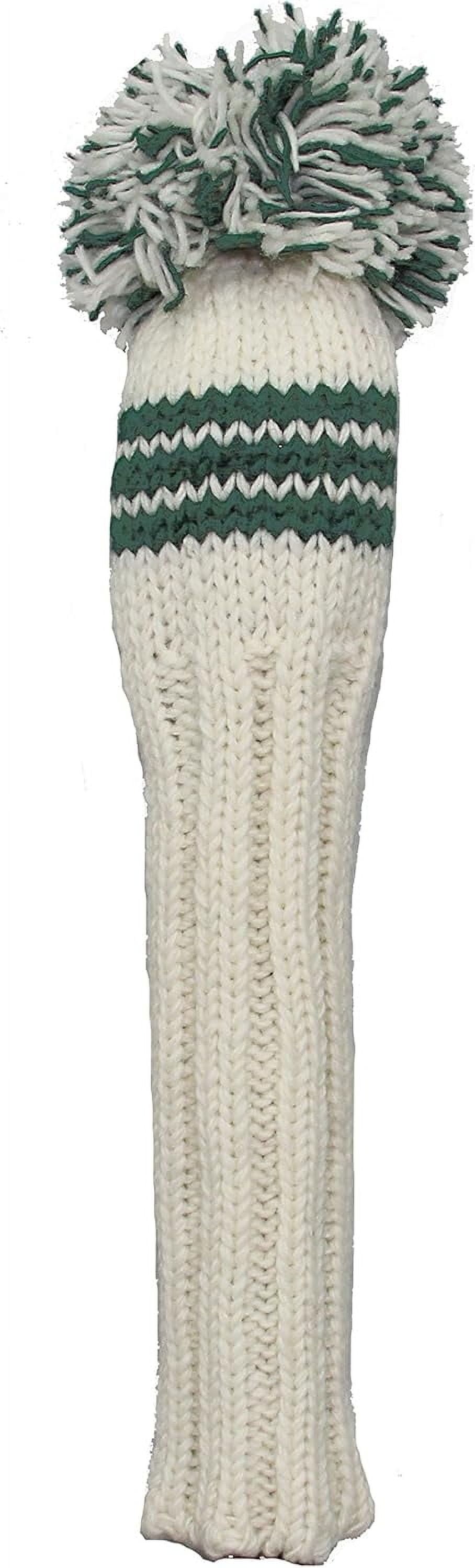 Knit Wool Fairway Golf Headcover White and Green - Walmart.com