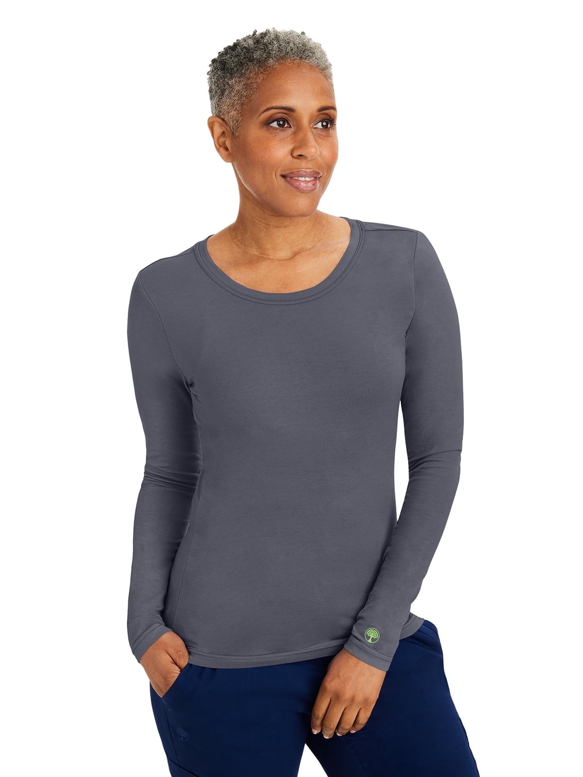 Healing Hands Women's Underscrub Soft Knit Melissa Longsleeve Scrub Tee ...