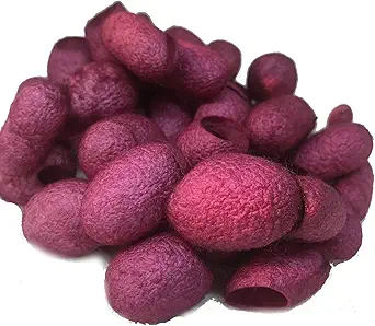 Knitsilk Hand Dyed Silk Cocoons, Silk Cut Cocoons, Mulberry Silk Fibres ...