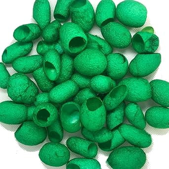 Knitsilk Hand Dyed Silk Cocoons, Silk Cut Cocoons, Mulberry Silk Fibres ...