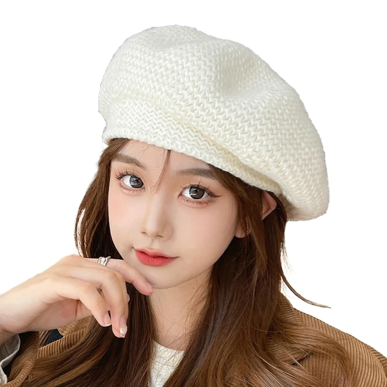 Knitted Berets for Women French Beret Hats for Women Trendy Painter Cap ...