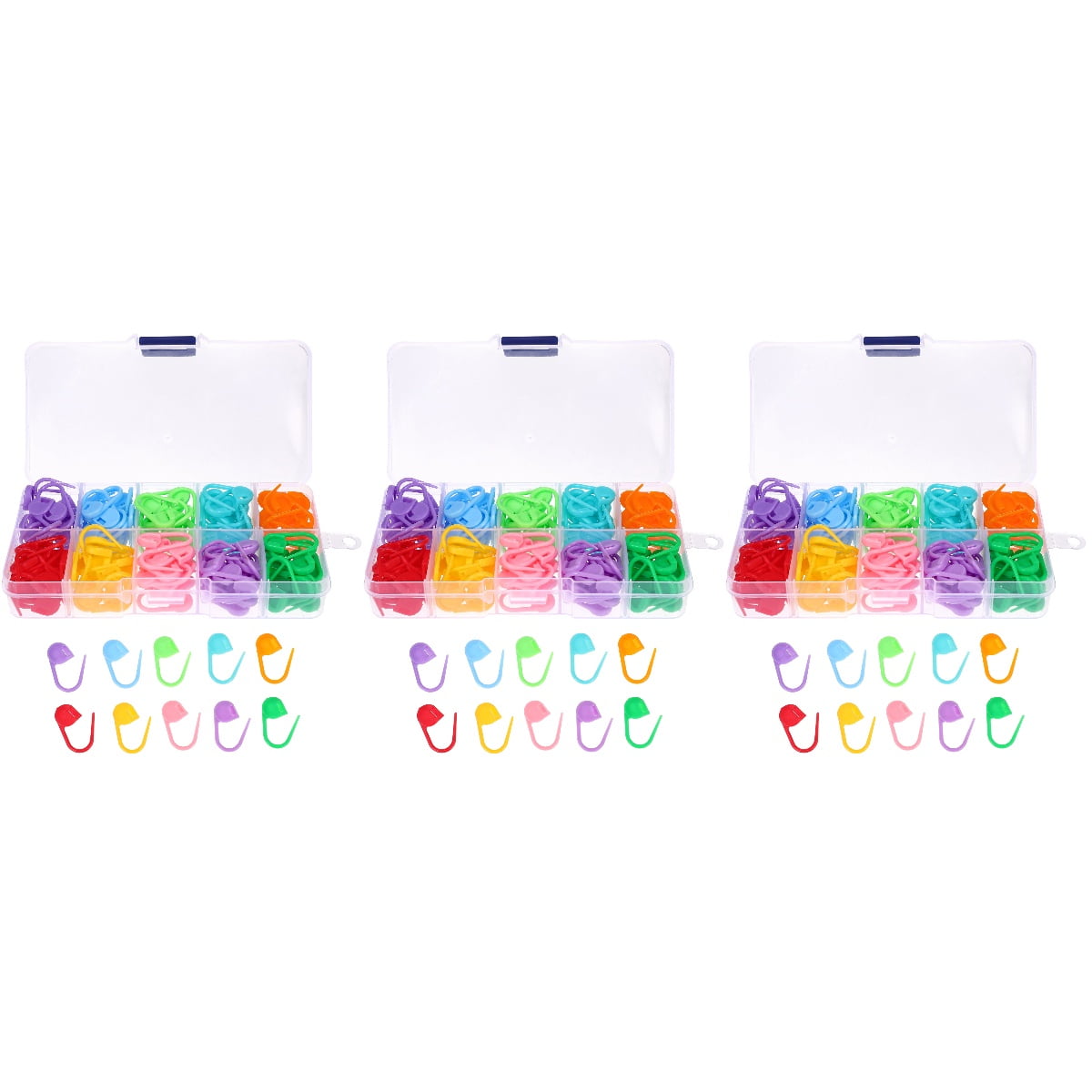 Knitted Crochet Stitch Markers Dresser Knobs 450 Pcs Drawer Abs Hook ...