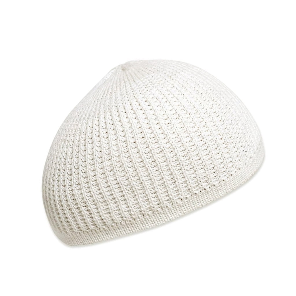 Knitted Kufi Muslims Men Prayer Hat Ethnic Cultural Islamic Hat Holiday ...