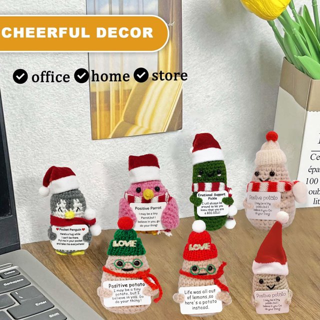 Knitted Potato Doll for Kids Positive Life Handmade Crochet Potato ...