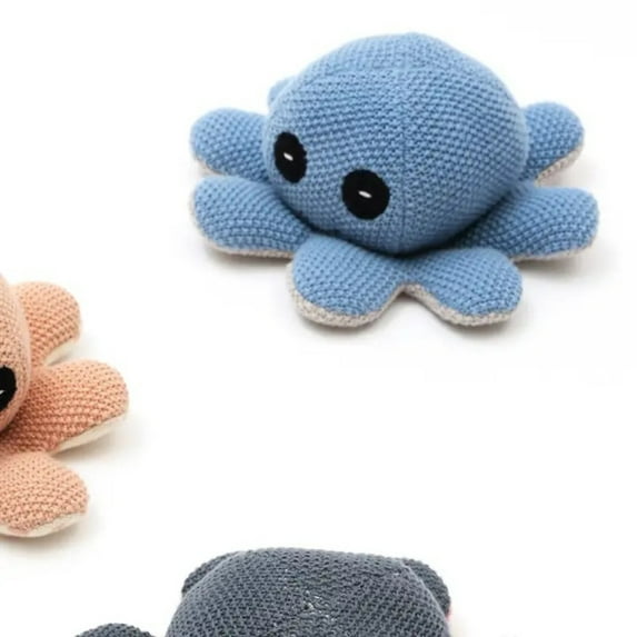 Knitted Stuffed Octopus Soft Toy. On-Site - Walmart.com