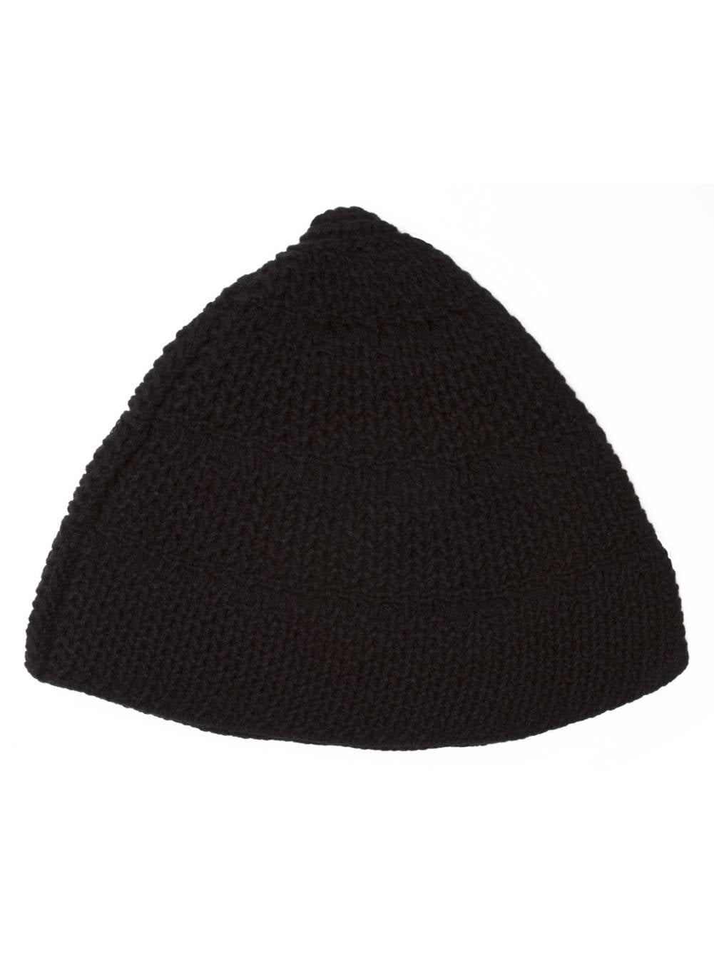 Knitted Triangle Beanie - Black - Walmart Business Supplies